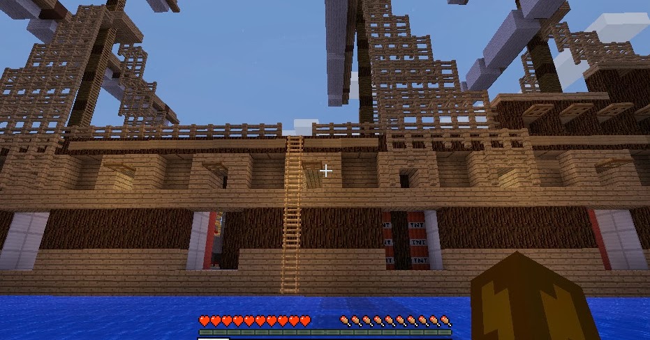 Pirate Ship Minecraft Deck