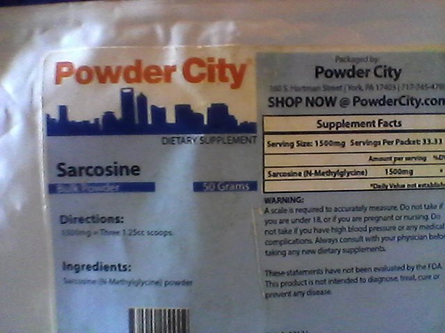 Area-1255 Portal 2: PowderCity Sarcosine Review (Review of Sarcosine ...