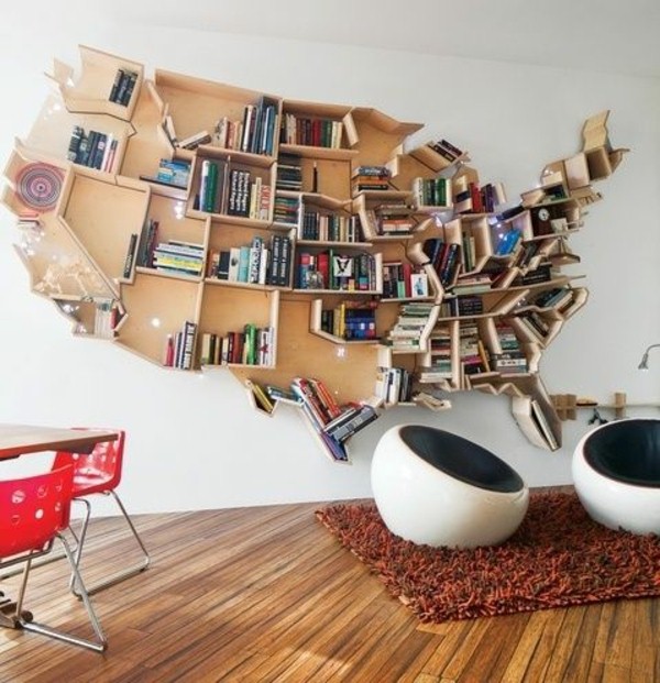 Cele mai originale rafturi pentru cărți | 30+ idei creative de depozitare