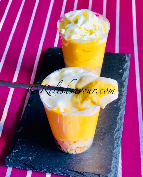 Egg-less Mango Mousse Shots