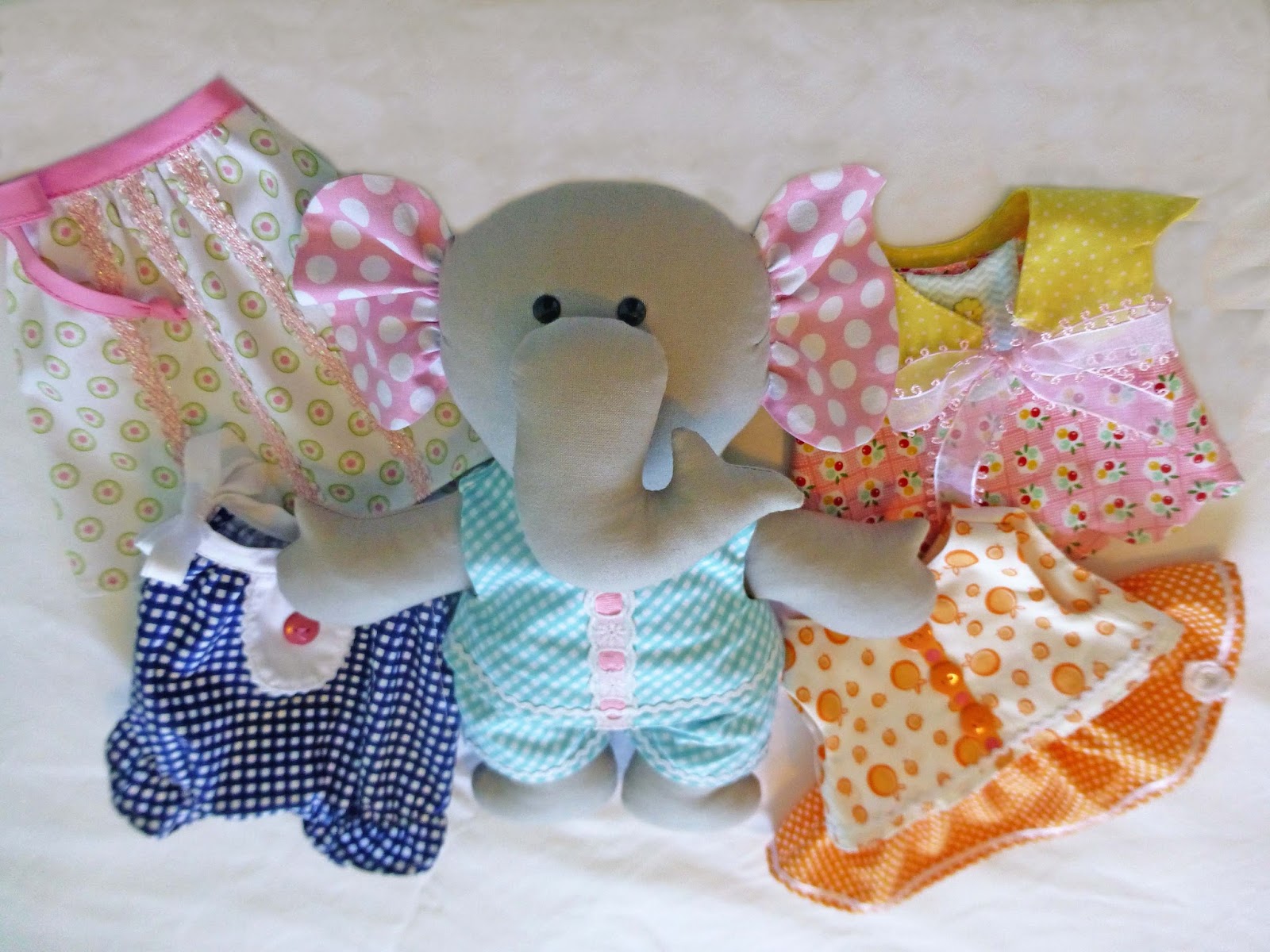 Sometimes She Sews: Stuffed Elephant, Trunk Included