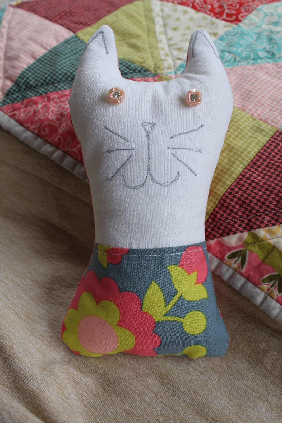 Lovely Lucy Kitty Cat softie - Melanie Ham