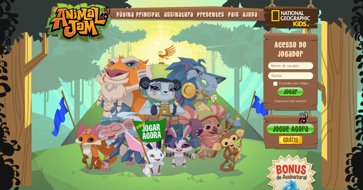 Cantinho Animal Jam: Nova borda da página do Animal Jam?