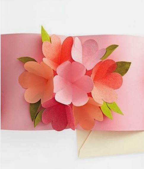 DIY 3D Flower Greeting Card - The Idea King
