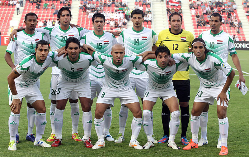 Football teams shirt and kits fan: Iraq 2012-13 team kits