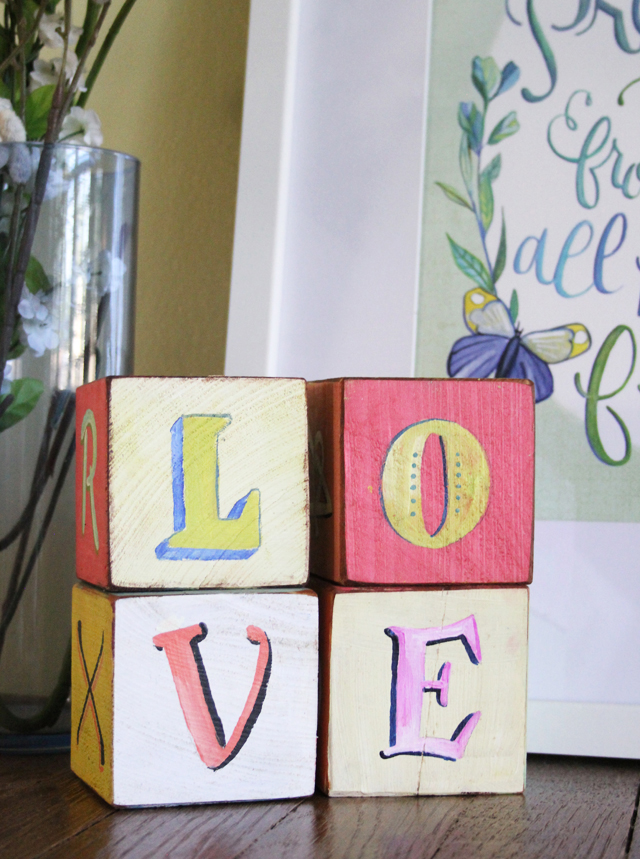 alisaburke: DIY letter blocks from makewells