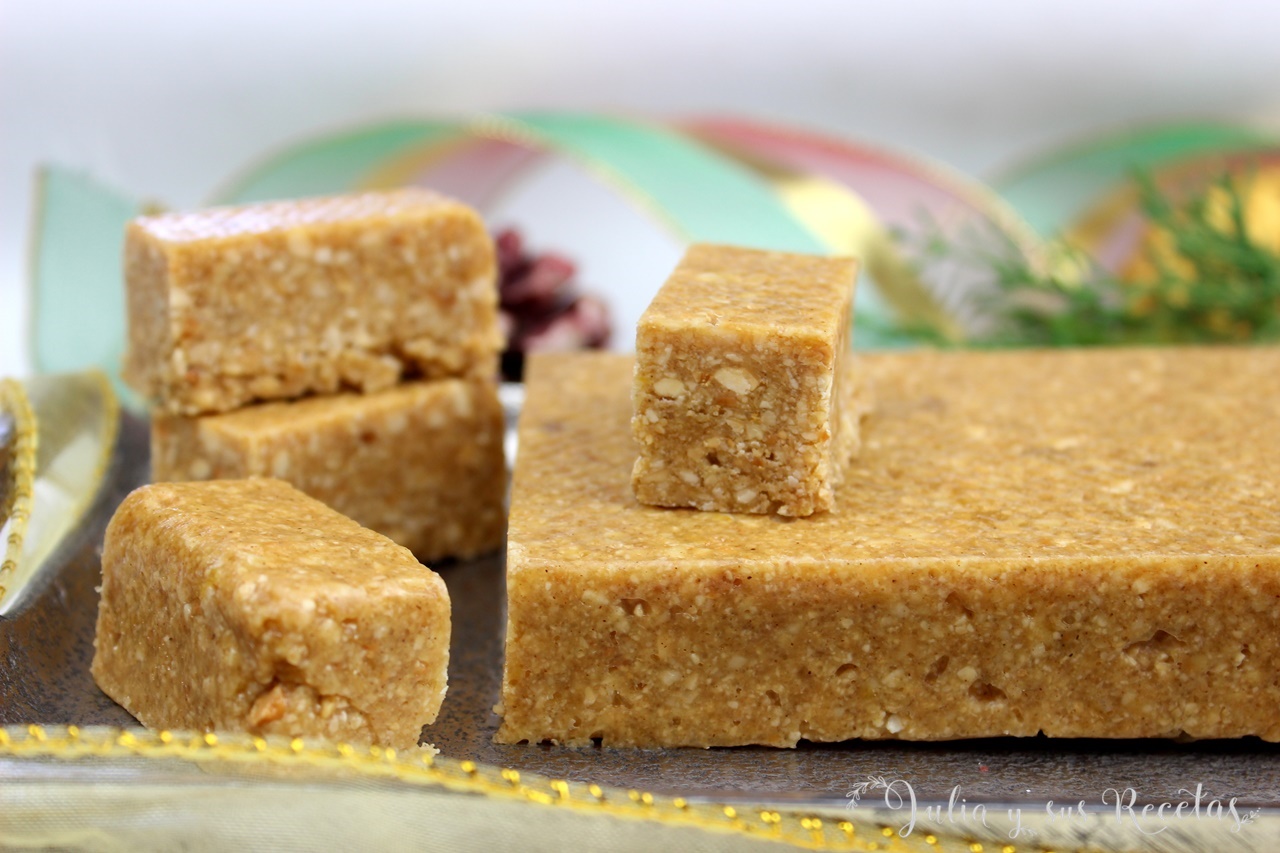 JULIA Y SUS RECETAS: Turrón de Jijona casero