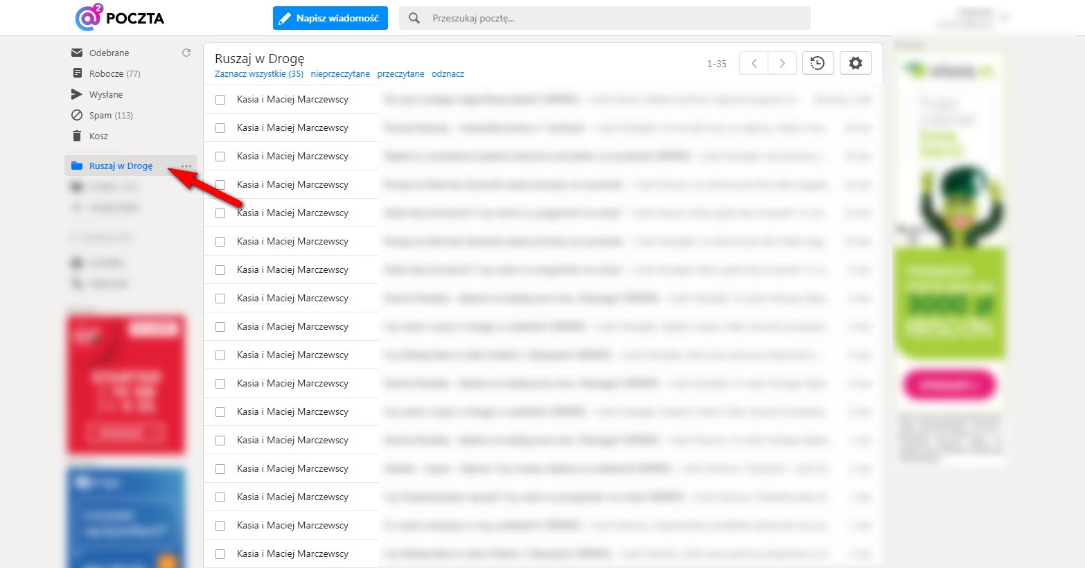 Zapisujesz się na maile, a one nie docierają? Jak znaleźć maile od nas.