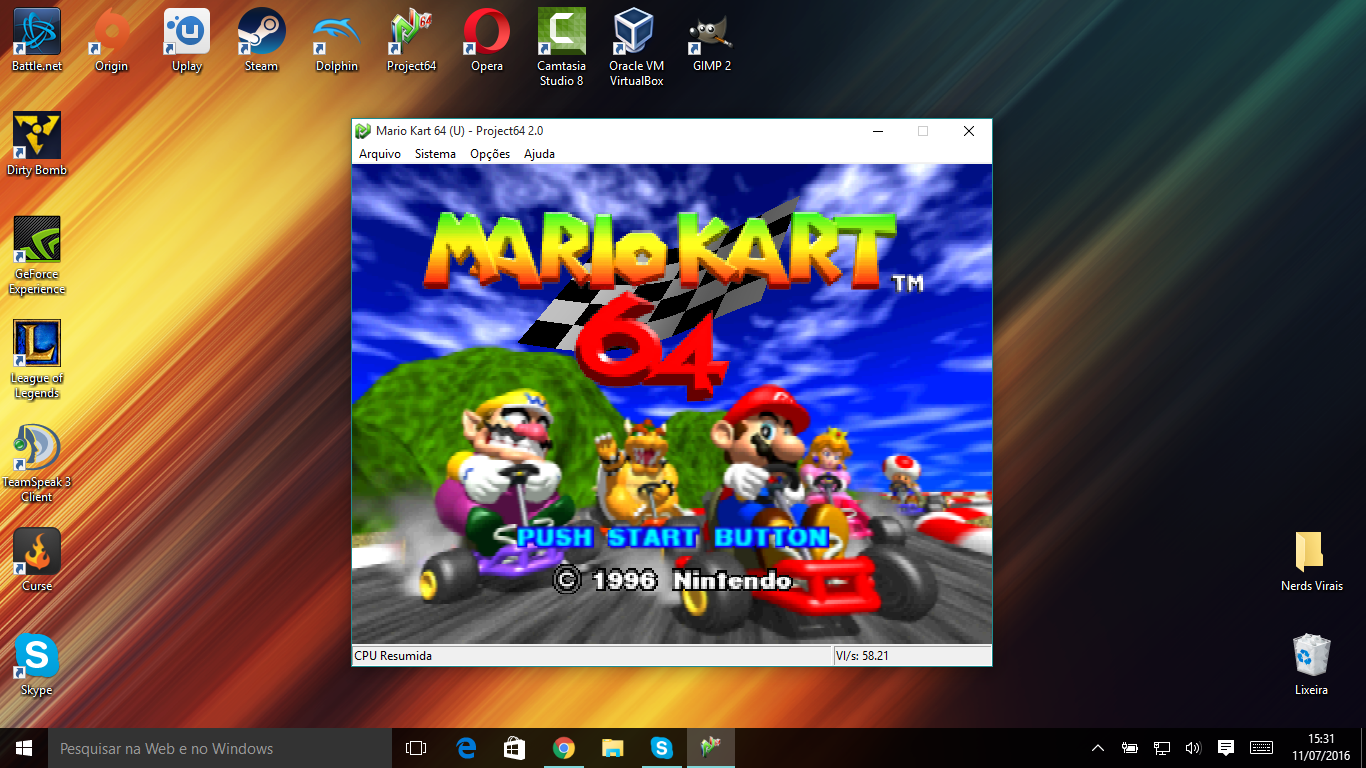 Instalando emulador de Nintendo 64 (Windows)