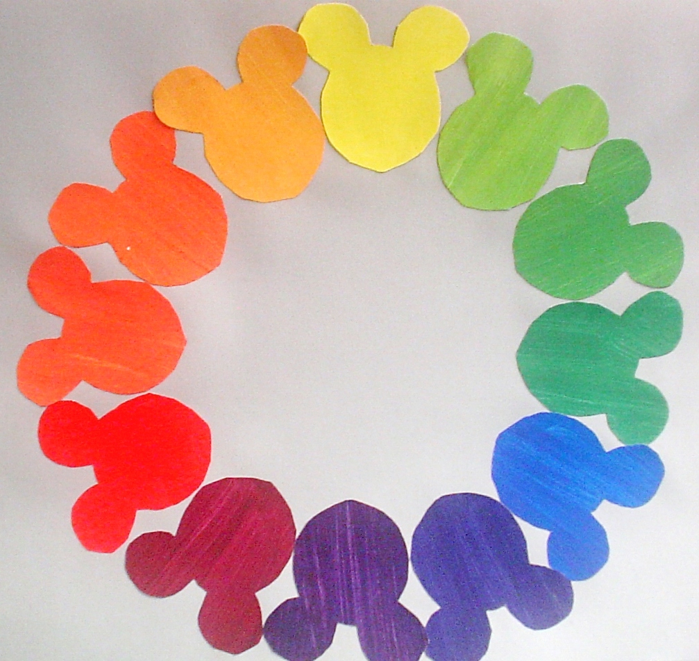 Lessons from the K-12 Art Room: Creative Color Wheels: 7th Grade