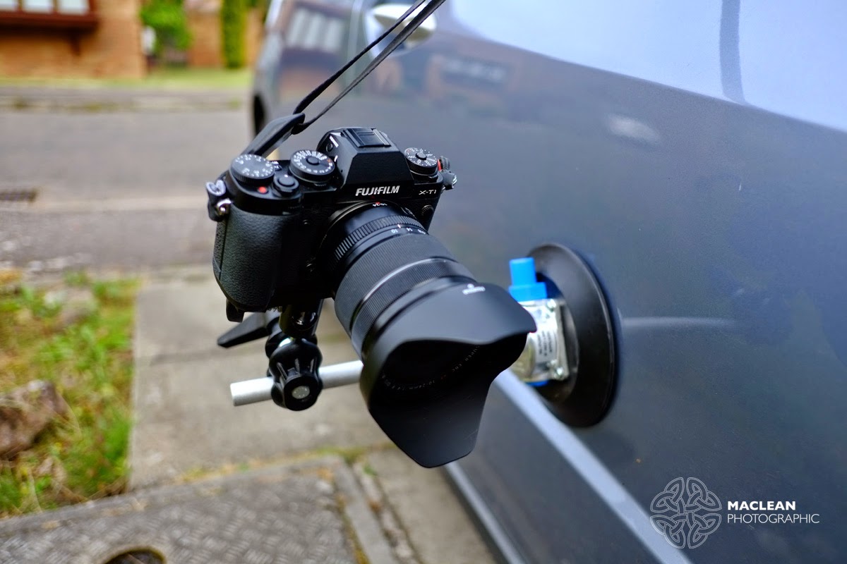 TEST: Manfrotto 241V Suction Grip with the Fujifilm X-T1