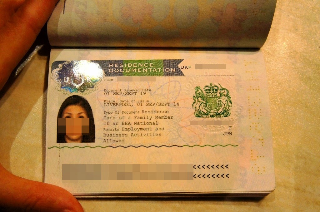 WAYWARD OXFORD: EEA2レジデンスカードを2ヶ月でゲット！