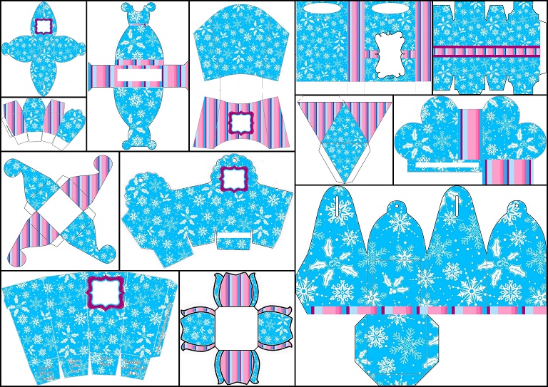 Frozen Purple and Light Blue: Free Printable Boxes. - Oh My Fiesta! in ...
