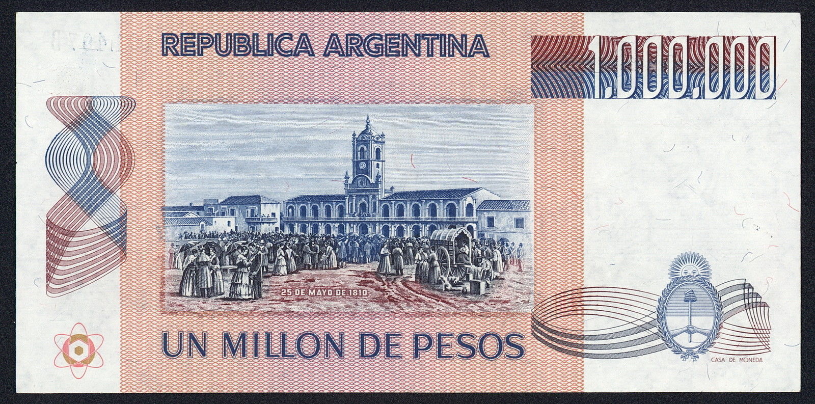 Argentina 1000000 Pesos banknote 1983 General Jose de San Martin|World ...