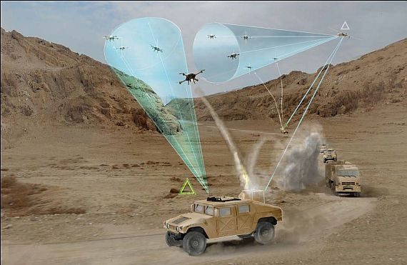 DARPA seeks drone escort for military truck convoys to protect against ...