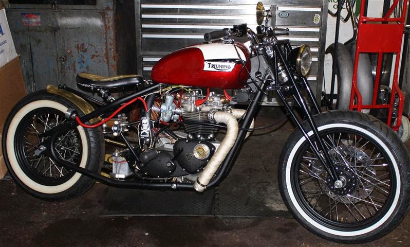 Modern Hinckley Triumph Hardtail | MODIFICATION UNIQUE