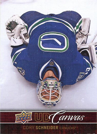 MY HOCKEY CARD OBSESSION: CARDBOARD PHOTOGRAPHY - Cory Schneider