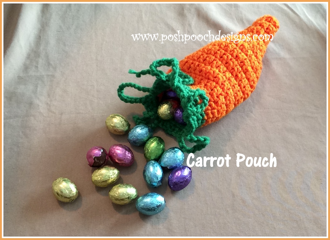 Posh Pooch Designs : Easter Carrot Pouch Free Crochet Pattern | Posh ...