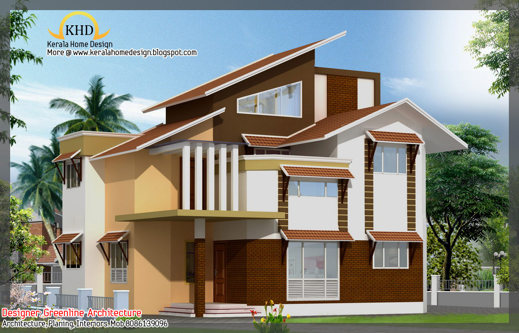 16 Awesome House Elevation Designs - Kerala home design and floor plans