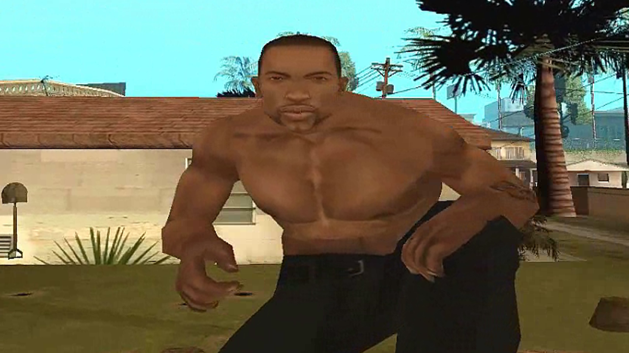 GTA SA - CJ original Em HD ~ Net Novice
