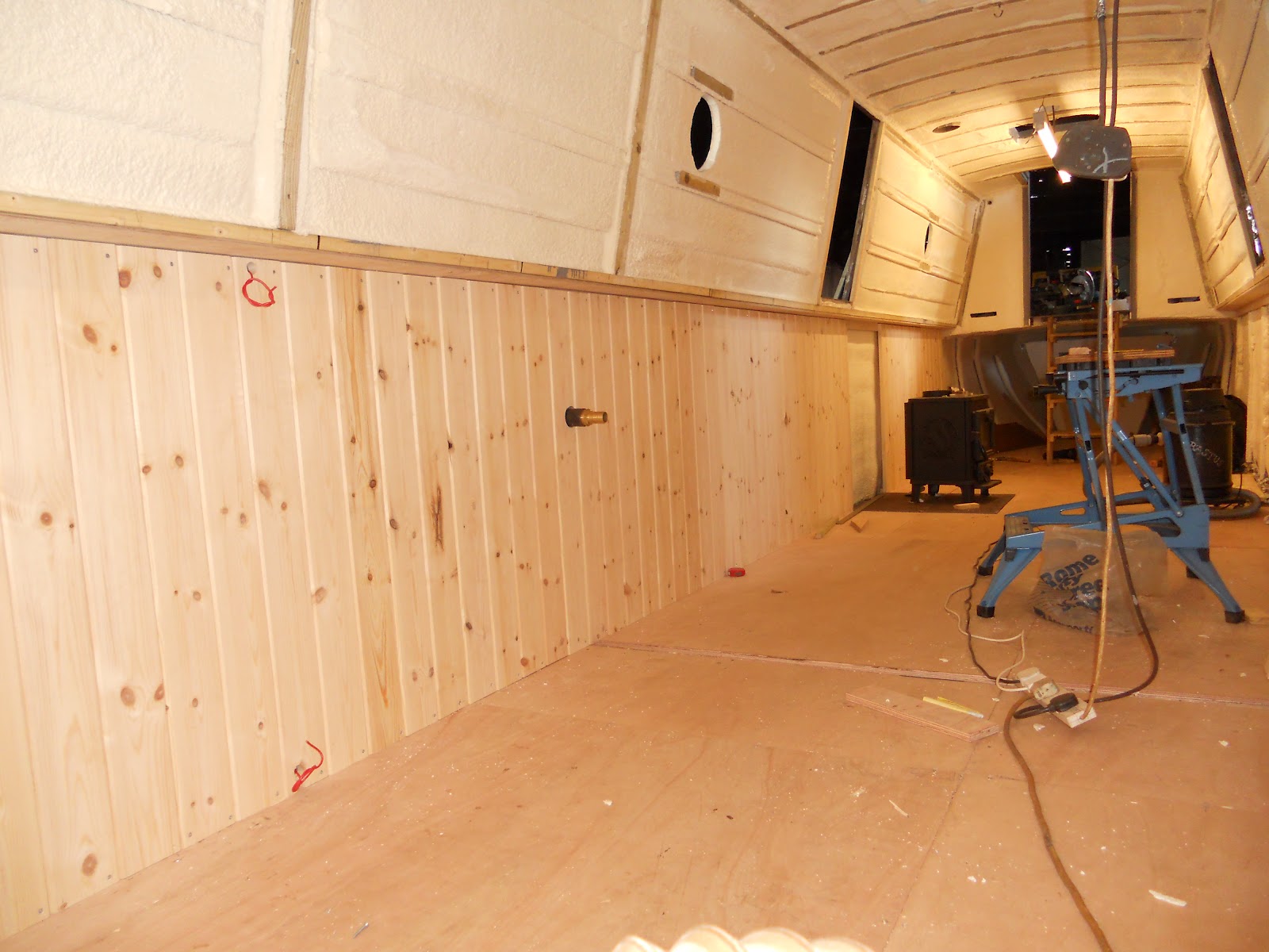 Harris & Watson Narrowboat Build: Panelling the hull sides