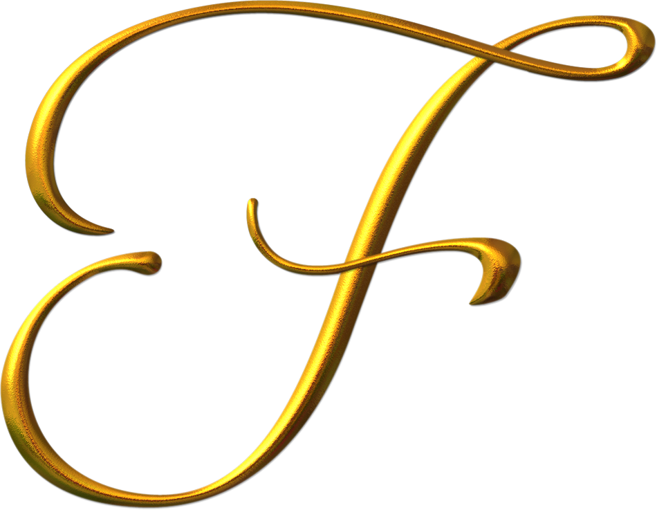 Letras en Dorado. Golden Letters. - Oh my Alfabetos!