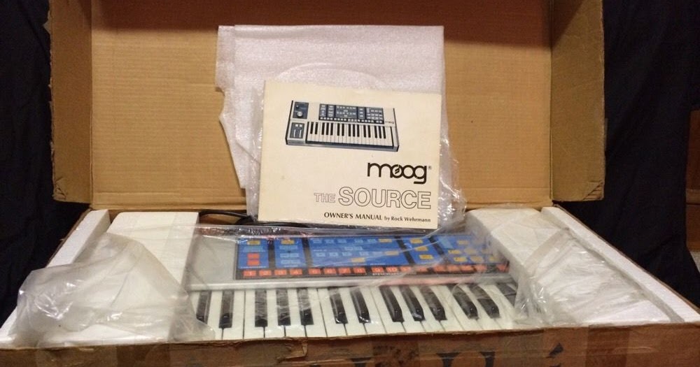 MATRIXSYNTH: 1981 Moog Source Synthesizer SN 1607 w/ Original Box & Extras