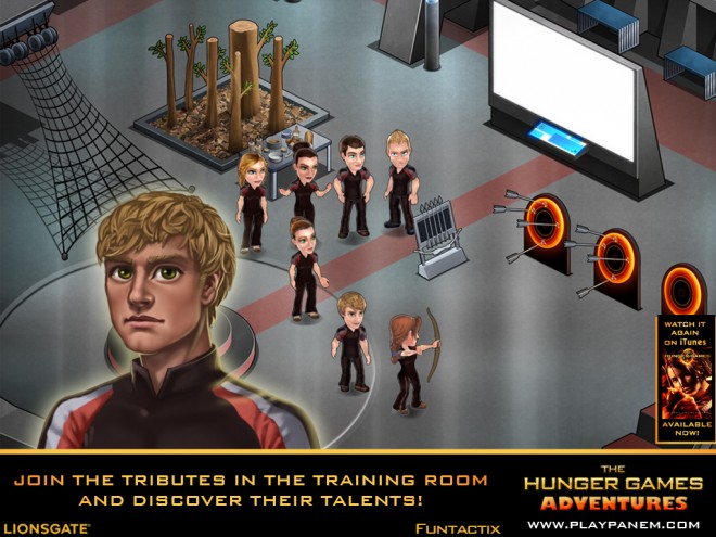 Welcome to District 12: The Hunger Games Adventures on iPad!