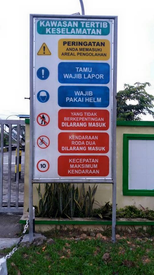 PEMBUATAN SIGN BOARD (Rambu-rambu keselamatan kerja) di PT ADEI ...