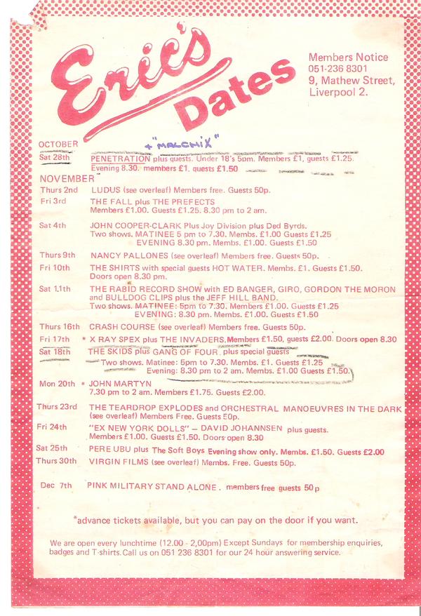 Ian Green: Great gigs you should have attended in Liverpool