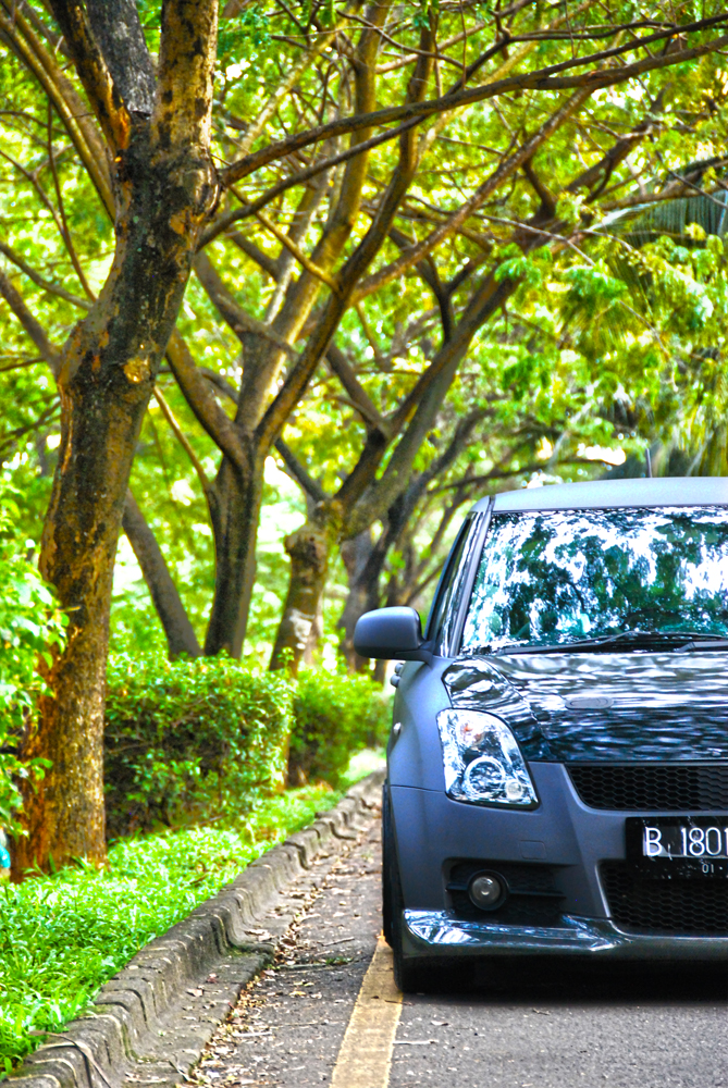 japanese custom cars: Suzuki Swift Full Racing