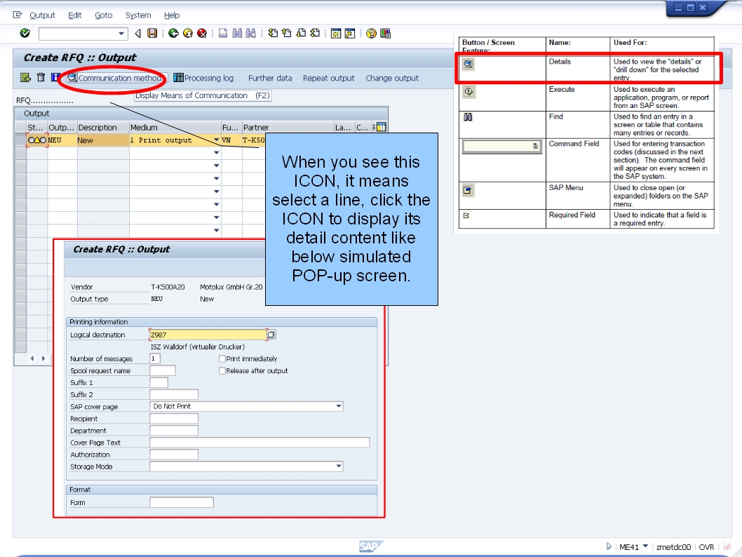 青蛙SAP分享 Froggy's SAP sharing: N13 SAP Buttons/ICONS Explained