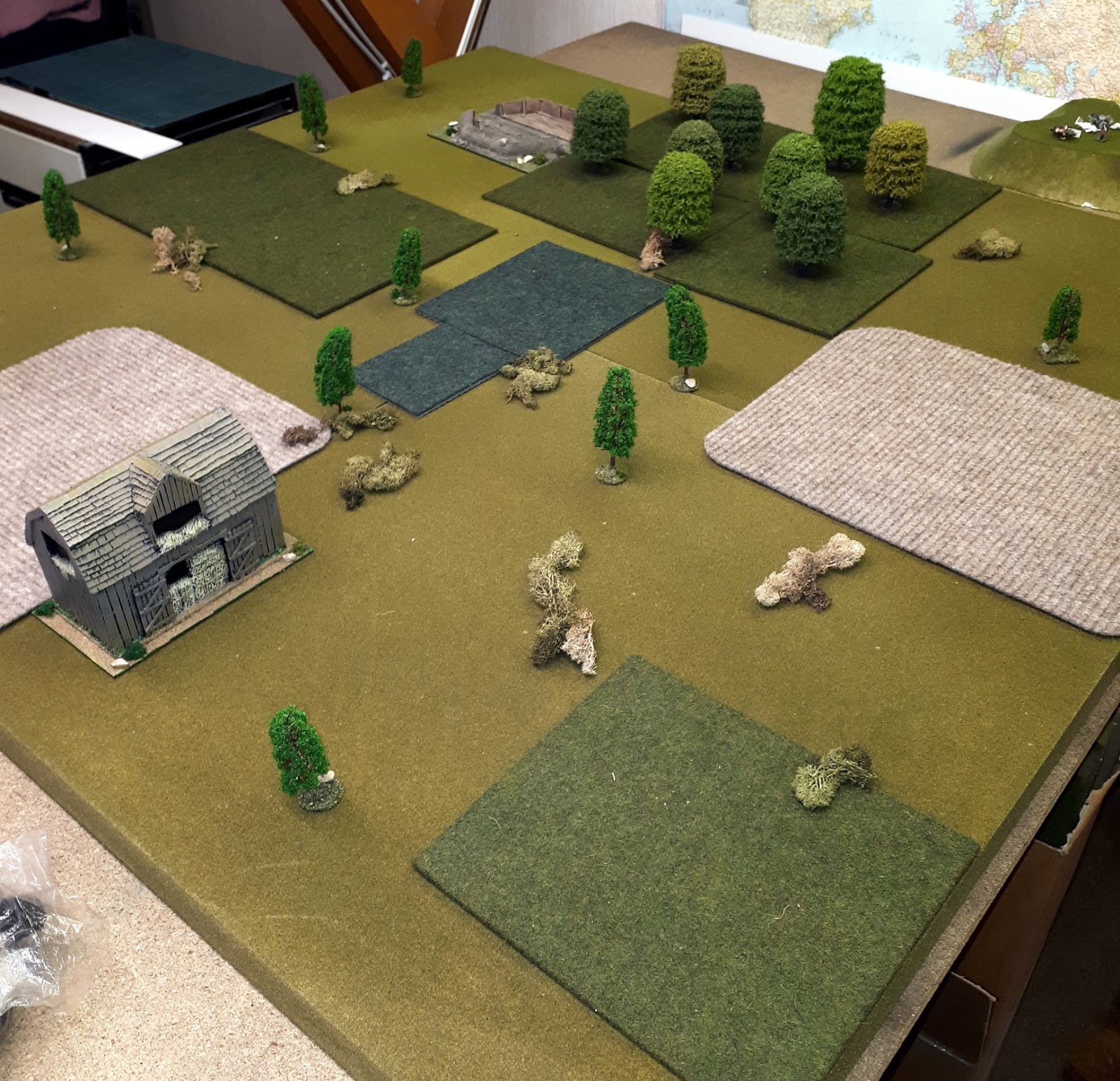 "One Hour Wargames" - Scenario 15 - "Fortified Defence" - Setup and ...