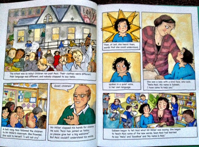 366 Books: My Year of Reading: 226. Azzi In Between by Sarah Garland