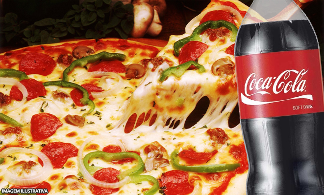 CAMOCIM ONLINE: NA GUSTOR, NA COMPRA DA PIZZA, A COCA 600ML É GRÁTIS