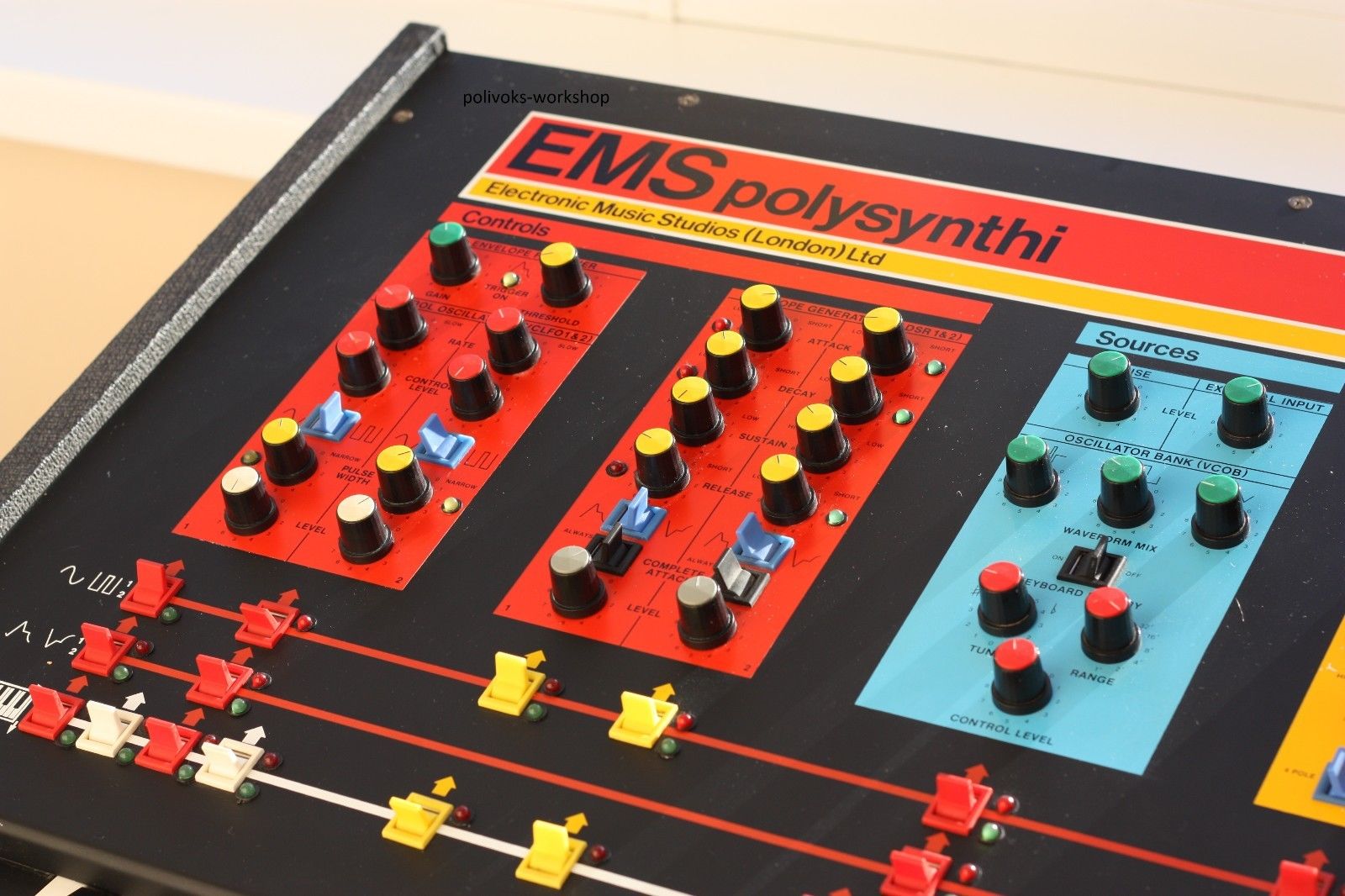 MATRIXSYNTH: SUPER RARE EMS POLYSYNTHI UNIQUE VCS-3 POLYPHONIC VINTAGE ...