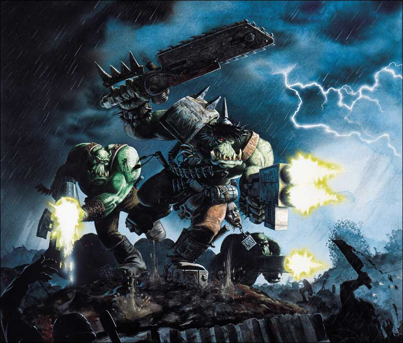 Locust Horde (GoW) vs Orks (Wh40k) | SpaceBattles