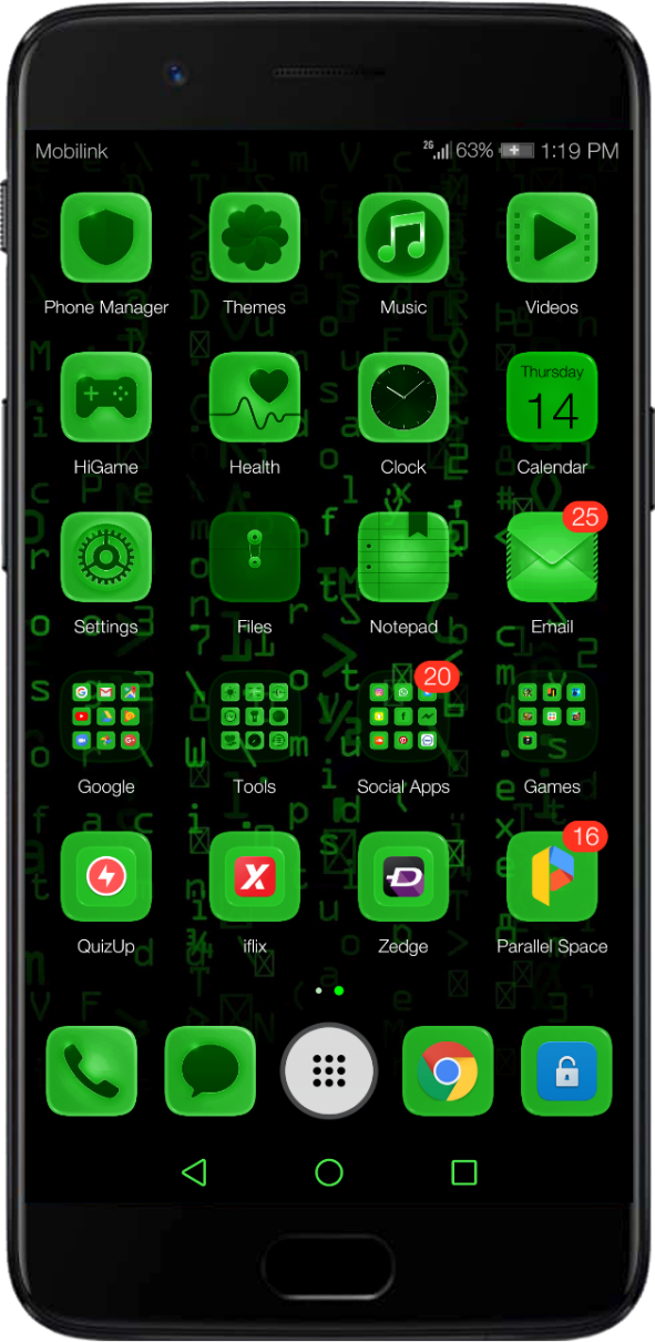 Matrix Theme - Android Demand
