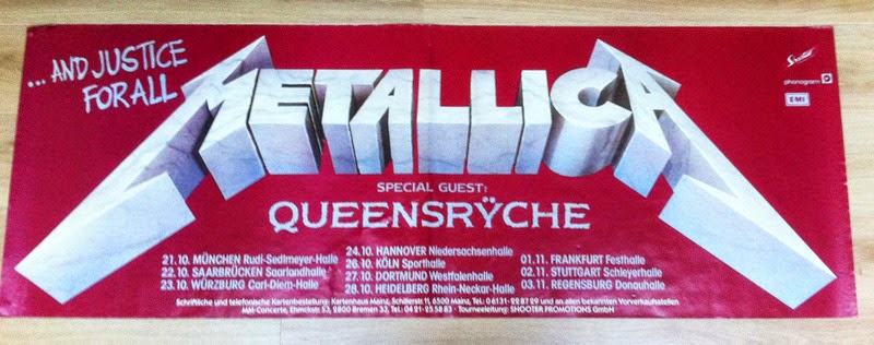 Metallica Tickets Collection: Damaged Justice Tour - Germany 1988