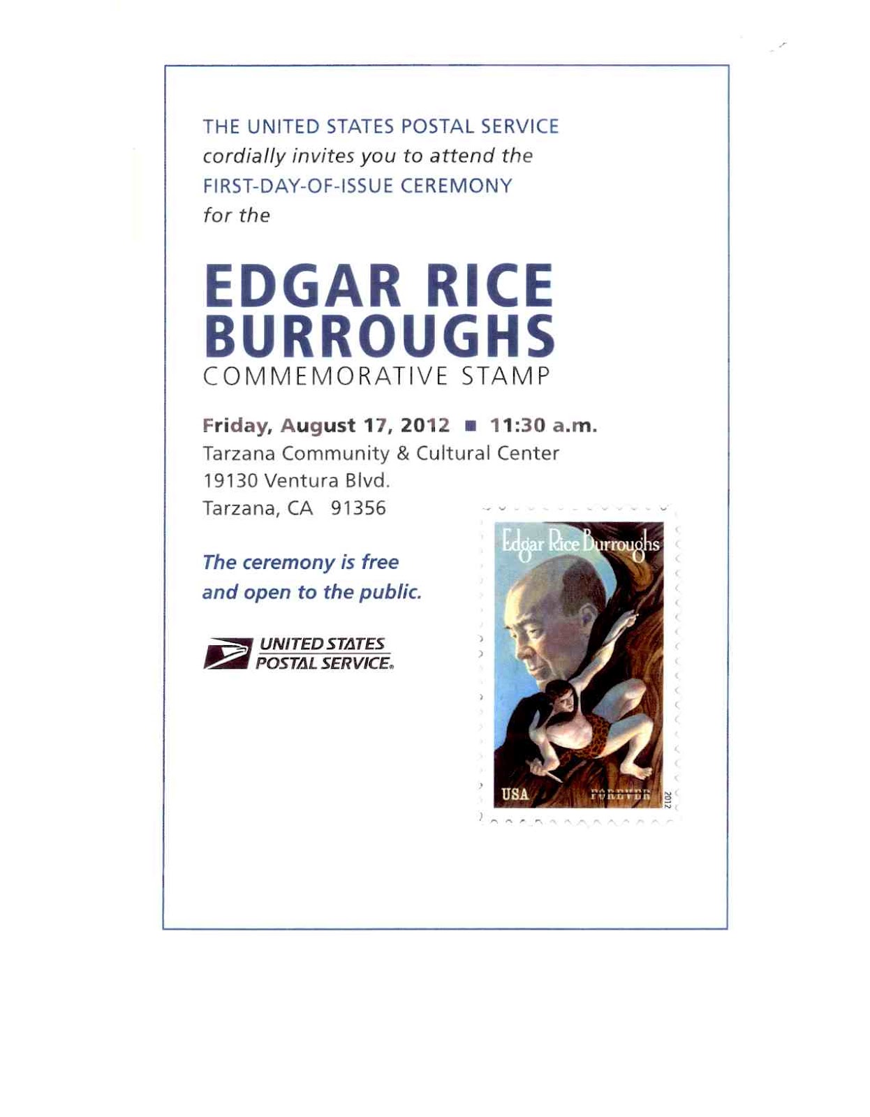 The Museum of the San Fernando Valley: EXCITING EDGAR RICE BURROUGHS EVENTS