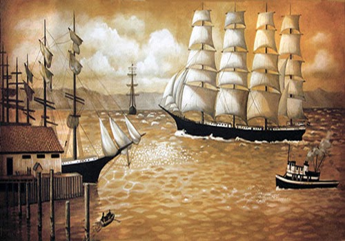 Favorite Things Home Decor: Wall Murals With Ships And Boats Create ...