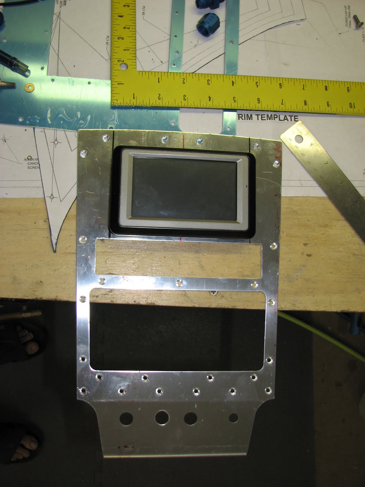 Torsten's RV-12: Instrument Panel Ready for Painting