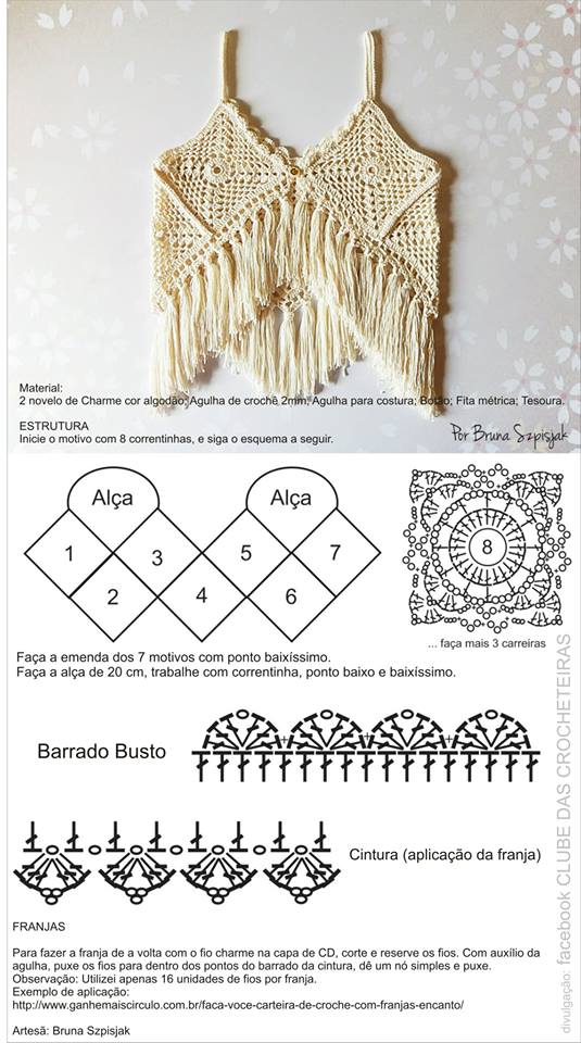 Crochetemoda Blog: Crochet Tops