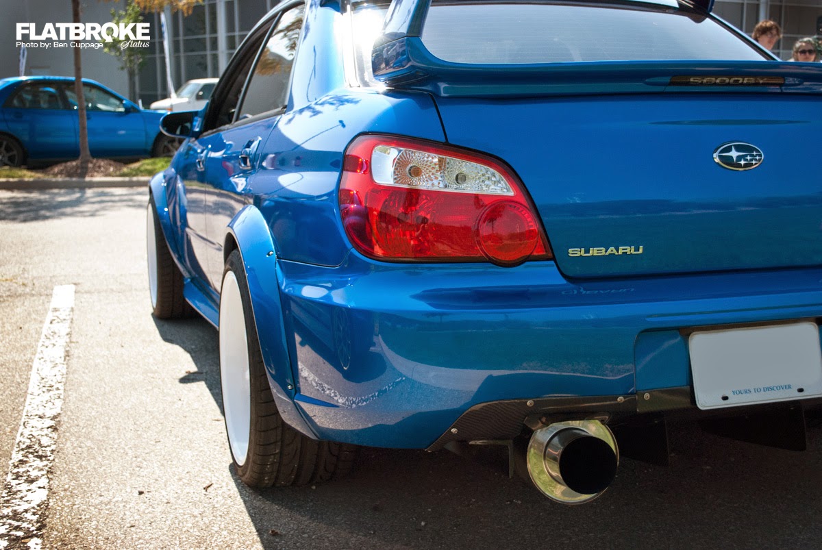 Stance . Low . Life: Subaru STI got Karlton Fender Flares