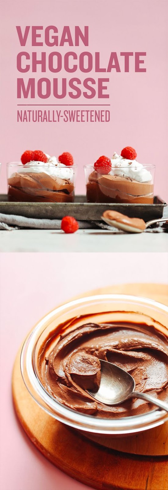Naturally-Sweetened Vegan Chocolate Mousse - Just One Cookbook