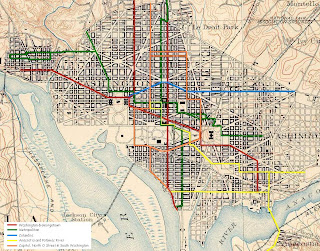 Kimmy T's Family Trees: Washington, DC 1888 Streetcar Map