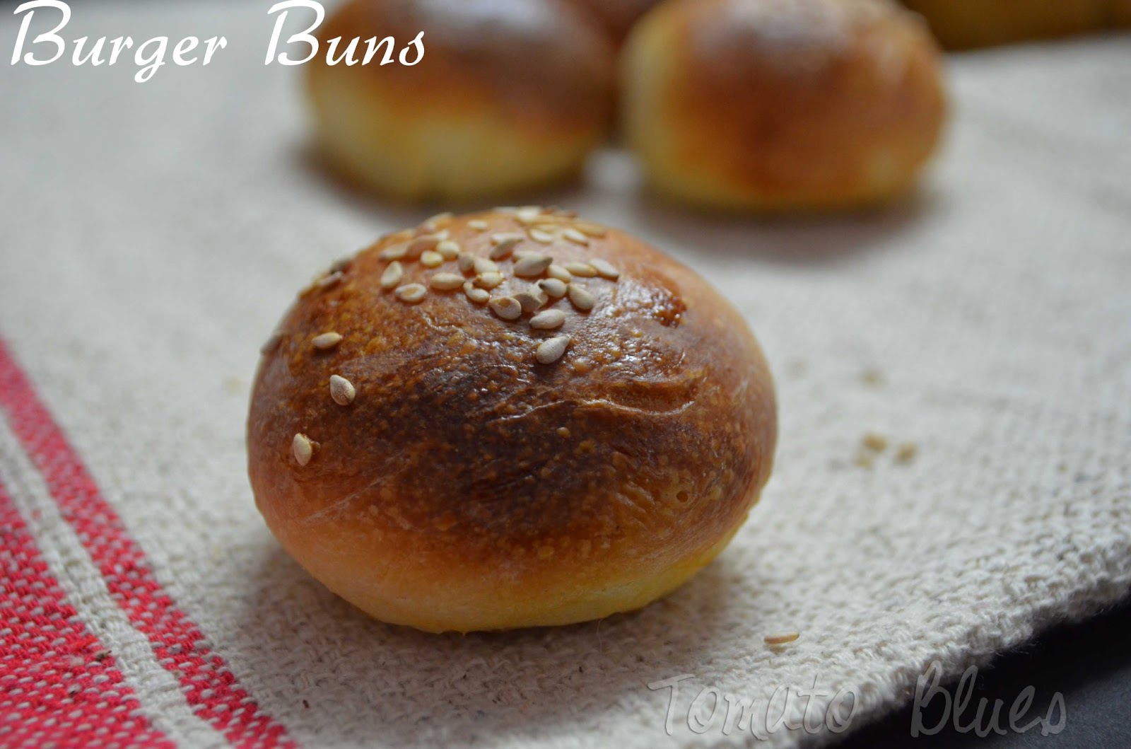 Eggless Burger Buns