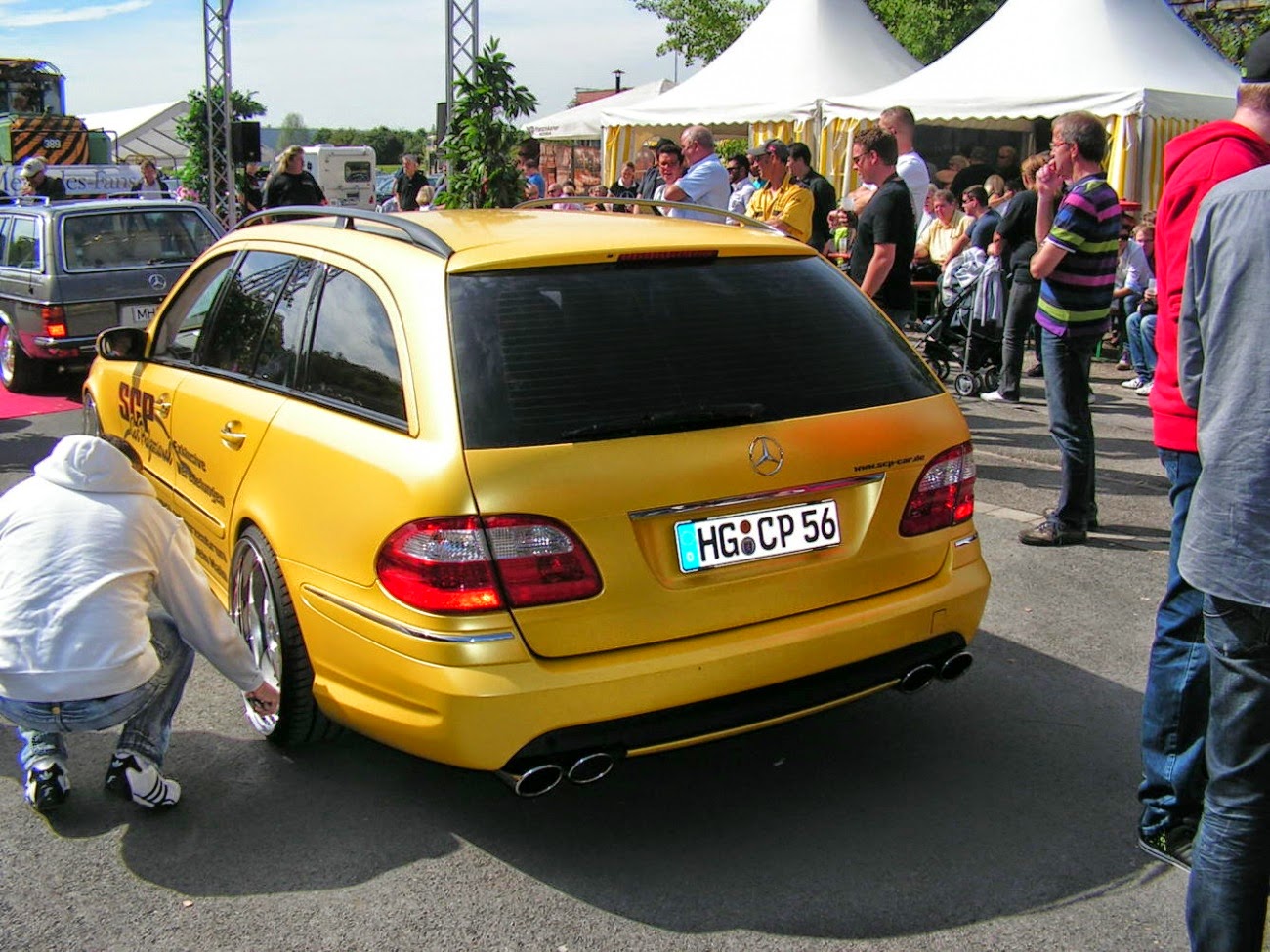 2008 Mercedes-Benz S211 E320T Sunburst Yellow Designo | BENZTUNING