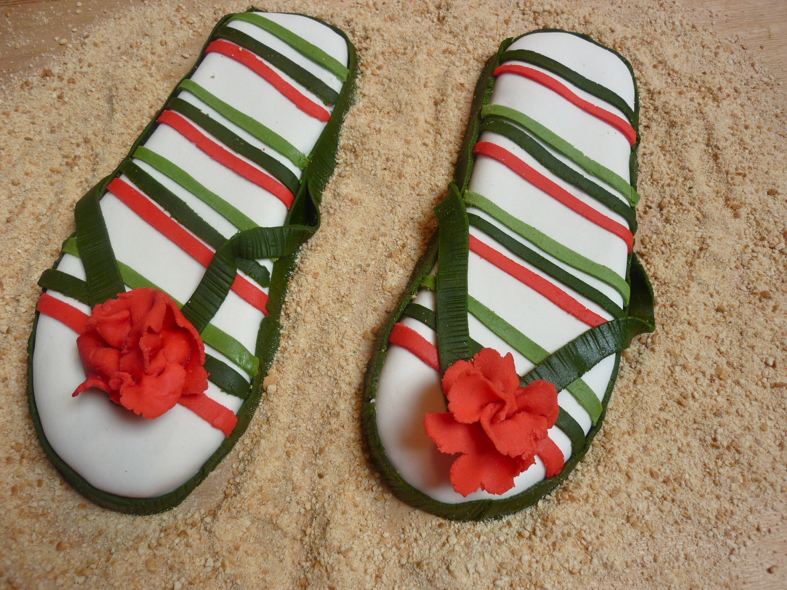 Sour Cream Vanilla Bean Chocolate Sprinkles Flip Flops Cake – Diary of ...