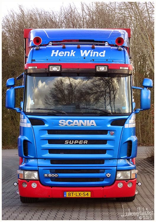 SCANIA: Scania R500 V8 super Henk Wind ''front''